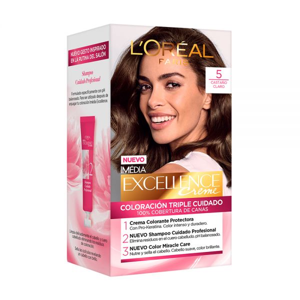 Loreal Excellence Tinte Castaño Claro N5