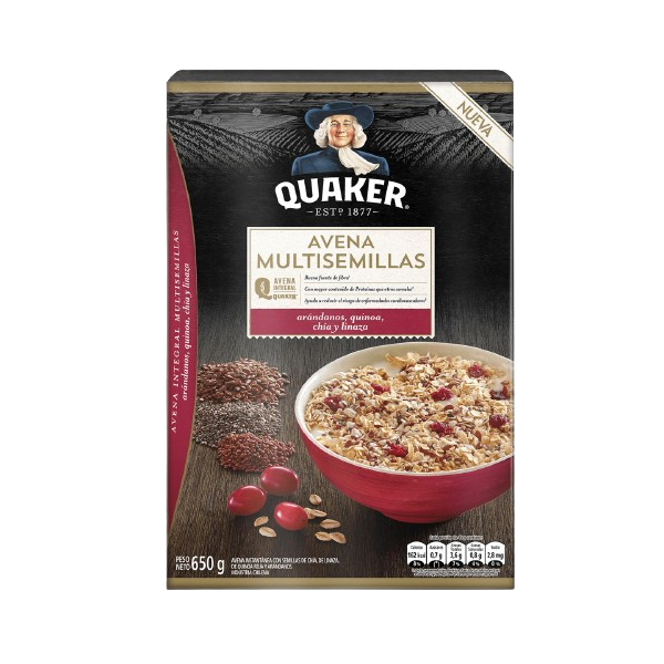 Quaker Avena Multisemillas y Arandanos 600gr