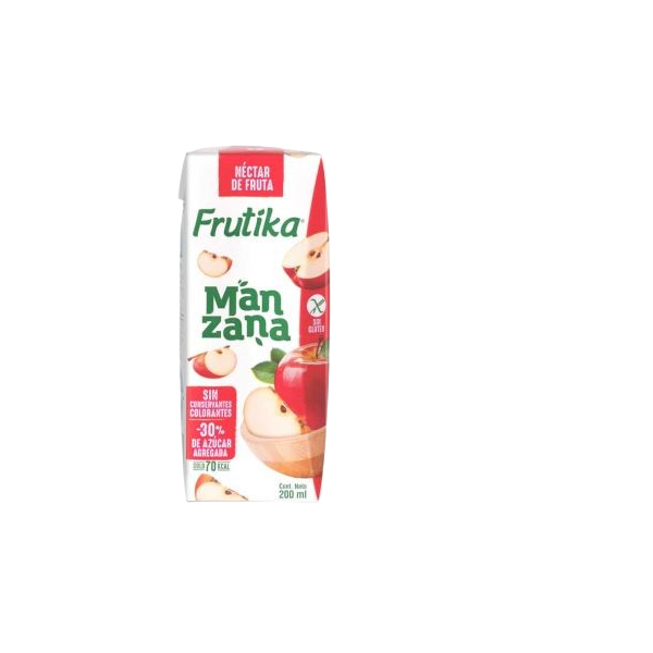 Frutika Nectar Manzana de 200 ml.